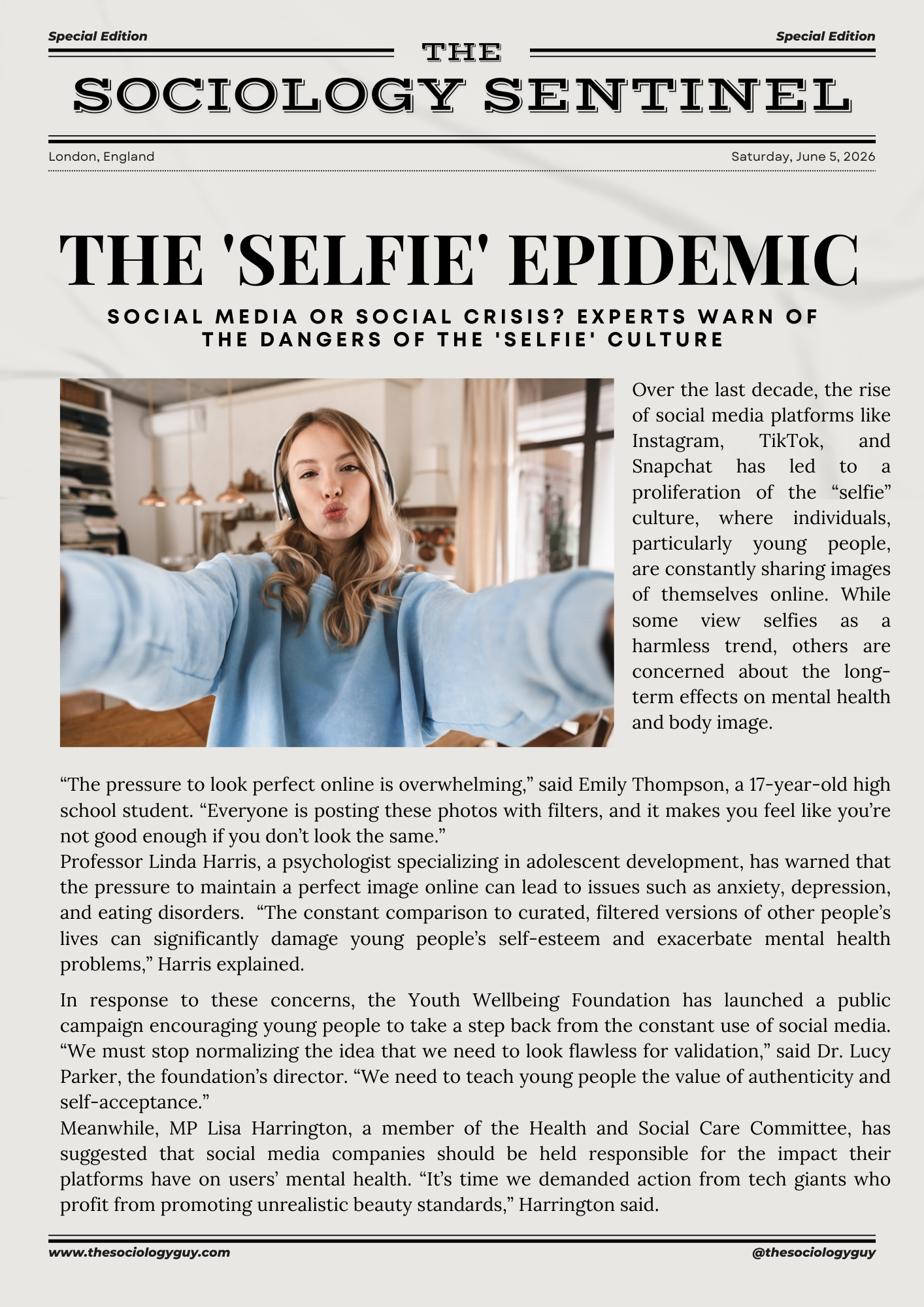 Sociology of Media – Teaching Resources – The Sociology Guy